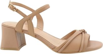 Geox Femme, Chaussures, Beige, Taille: 39 EU Sandales &agrave; Talons Hauts