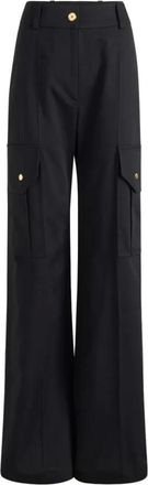 Patou Femme, Pantalons, Noir, Taille: 34 FR Wide Pantalons