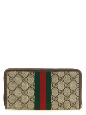 Gucci Womens Brown Polyethylene Cardholder Accessory