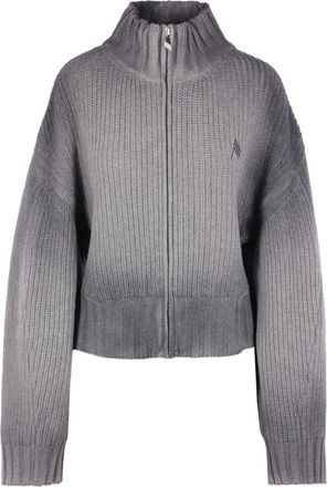The Attico Femme, Pulls, Gris, Taille: 38 FR Cardigan 607