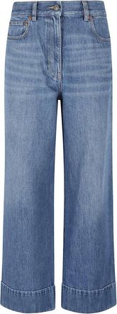 Valentino Garavani Femme, Jeans, Bleu, Taille: W28 Wide Jeans