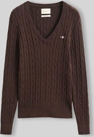 GANT Regular Fit Pullover aus Baumwoll-Mix mit Logo-Stitching