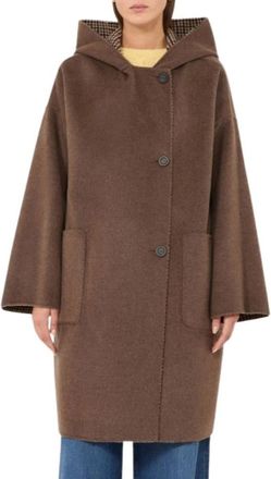 Max Mara Balta Coat - Femme - Manteaux - Brun - Taille: 38 FR