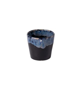 Costa Nova Grespresso Kollektion, Steinzeug Geschirr, Espressobecher, schwarz, 0.09 L, 6 teilig