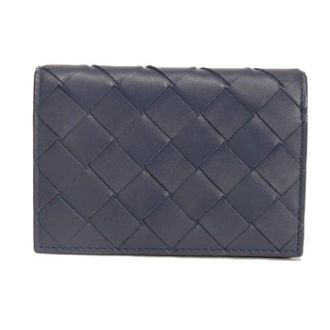 Bottega Veneta Pre-owned Business Card Holder Calfskin Card Case - - Pre-owned - Damen - Blau - ONE SIZE