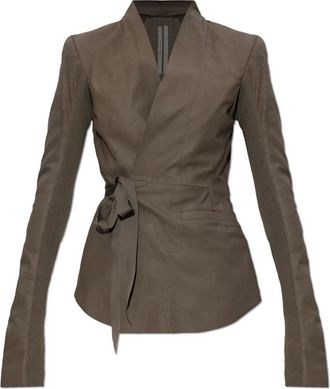 Rick Owens Femme, Vestes, Brun, Taille: 42 FR Hollywood Leather Jacket