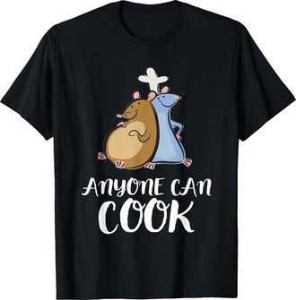 Disney Pixar Ratatouille Remy And Emile Anyone Can Cook T-Shirt