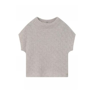 Gustav Rundhals-Strickware - - Knitwear - Damen - Grau - S