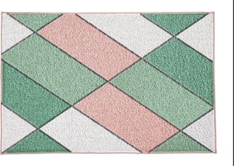 Kleine Wolke Badteppich Ayana, Farbe: Maledivia, Material: 100 % Polyacryl, Gr&ouml;&szlig;e: 60x100 cm