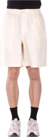 Lacoste Homme, Shorts, Beige, Taille: L Linen Blend Twill Shorts