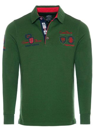 Carisma Poloshirt (1-tlg) mit Stickerei Rugby Team
