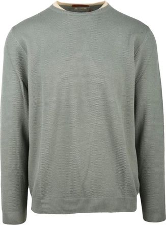 Daniele Fiesoli Homme, Pulls, Vert, Taille: L Pullover Girocollo
