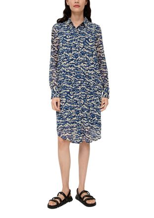 s.Oliver Chiffon-Kleid mit Alloverprint