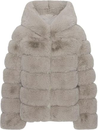 Americandreams Americandreams, Femme, Vestes, Beige, Taille: 42 FR Blake Faux Fur Jacket