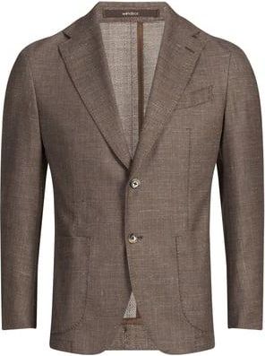 Windsor Blazer en laine m&eacute;lang&eacute;e