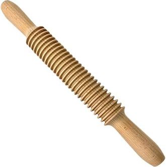 Generico Rolling Pin - Poign&eacute;e en bois | Boutons darmoire en bois pour meubles ronds | P&acirc;te &agrave; visser bande de poign&eacute;es | Passe de roulement en spirale domestiq