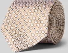 Monti Krawatte aus Seide im Allover-Look (7 cm)