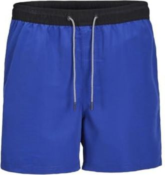 Jack & Jones Short Jpstfiji Jjswim Black Tape LY Sn pour Homme, Bluing, L