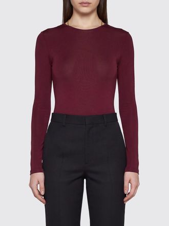 Saint Laurent Jumpsuit Damen Farbe Burgunderrot