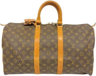 Louis Vuitton unisex, Pre-owned, Brun, Taille: ONE Size Pre-owned Keepall 45 Boston Bag