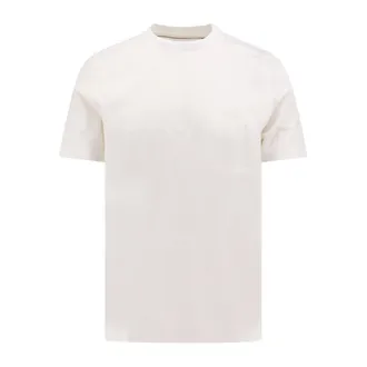 HUGO BOSS Homme, Tops, Blanc, Taille: XL T-shirt &agrave; col rond et manches courtes