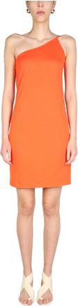 Dsquared2 Femme, Robes, Orange, Taille: 38 FR One Shoulder Bodycon Dress
