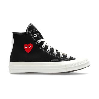 Comme Des Gar&ccedil;ons Chuck 70 Hi Sneakers Schwarz/Rot/Egret - - Shoes - Herren - Schwarzk - 42 EU