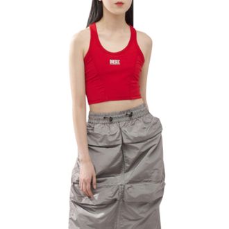 Diesel UFTK-ALINKA Tank_Shirt_Rot_S