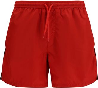 GCDS Badeshorts mit Logo-Detail - - Swimwear - Herren - Rot - S