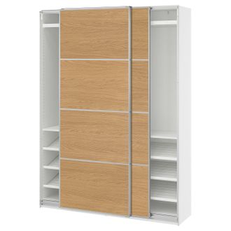 IKEA PAX / MEHAMN Kleiderschrank mit Schiebet&uuml;ren