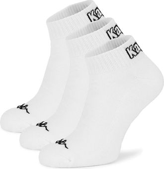 Kappa Kurze Socken Kappa KR_GOAL_SS25 (3-PACK) Wei&szlig;