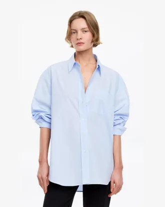 Arket Baumwollhemd -Blau