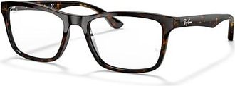 Ray-Ban Rb5279 Optics Dunkelhavana Fassung Klar Glas 55-18