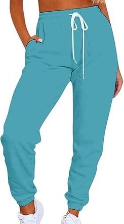 Generico Pantalon de surv&ecirc;tement ample pour femme Curvy Pantalon de jogging pour femme avec poches larges, pantalon de surv&ecirc;tement doux et confortable pantalon