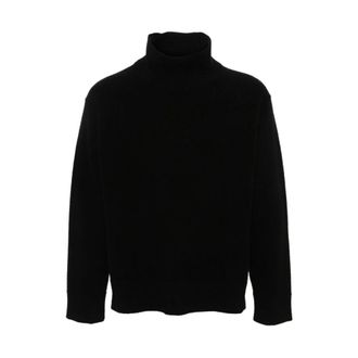 Laneus Rollkragenpullover - - Knitwear - Herren - Schwarzk - 2XL