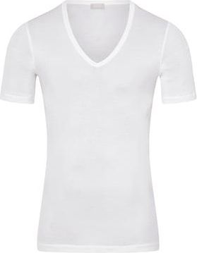 Hanro T-shirt col V en coton