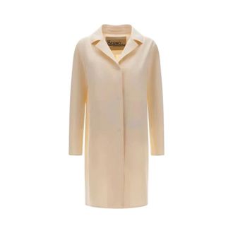 Herno Femme, Manteaux, Beige, Taille: 46 FR Jersey Coat