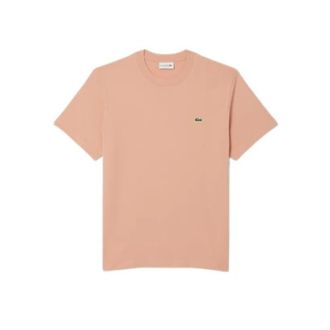 Lacoste T-Shirt mit kleinem Logo - - Tops - Herren - Beige - 2XL