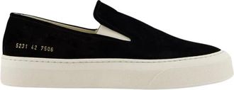 Common Projects Homme, Chaussures, Noir, Taille: 43 EU Baskets Slip-On en daim noir