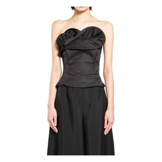 Magda Butrym Damen, Blusen & Hemden, Schwarzk, SGr&ouml;&szlig;e