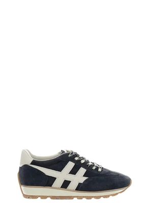 Hogan Low-Top Sneaker - Blue Sneakers With Sporty Silhouette - Gr. 7_5 - in Schwarz - f&uuml;r Damen