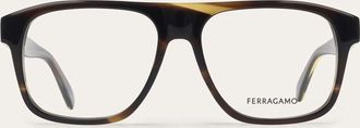 Ferragamo Herren Korrekturbrillen Gr&uuml;n