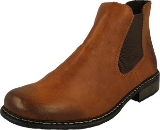 Rieker Z4994-24, Damen Chelsea Boots, Braun (cayenne/brown 24), 40 EU (6.5 UK)
