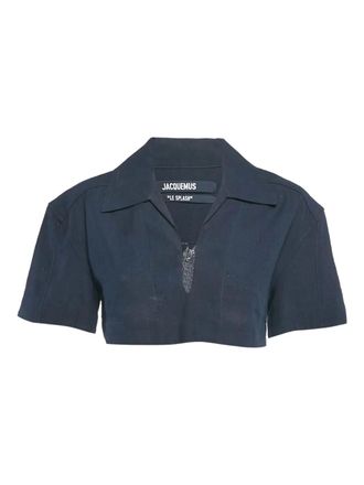 Jacquemus chemise Le Haut Bebi - Bleu