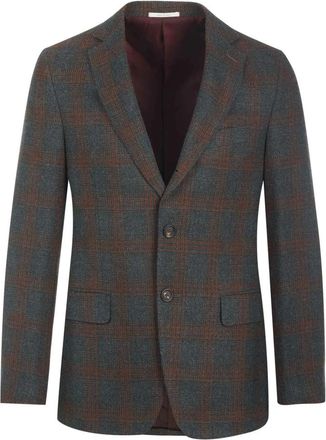 Pal Zileri Karierter Blazer - - Jackets - Herren - Grau - 3XL