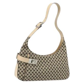 Ferragamo Pre-owned Canvas Schultertasche - - Pre-owned - Damen - Beige - ONE SIZE