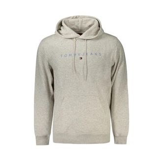 Tommy Hilfiger Graue Baumwoll Herren Hoodie - - Sweatshirts & Hoodies - Herren - Grau - S