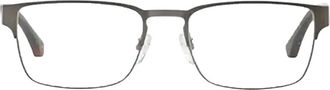 Emporio Armani lunettes de vue à monture rectangulaire - Argent