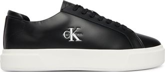 Calvin Klein Sneakers Calvin Klein Basket Cupsole Laceup Lth Ml YM0YM01460 Schwarz