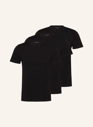 Tommy Hilfiger 3er-Pack V-Shirts schwarz